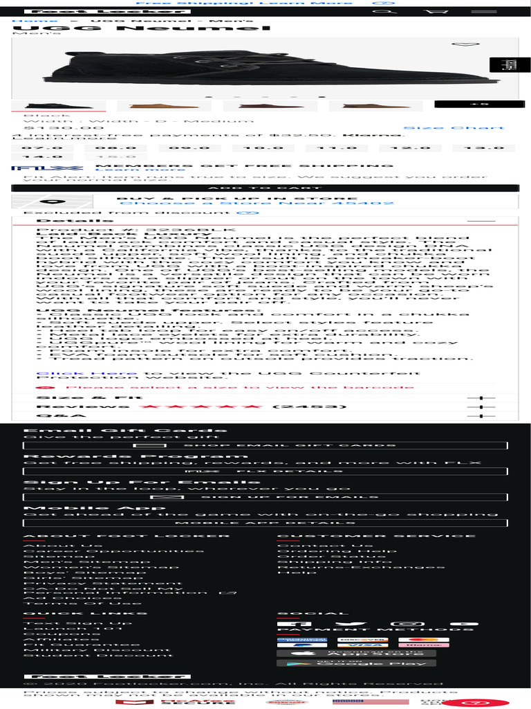 UGG Neumel - Men's Foot Locker | PDF | Career & Growth | Business