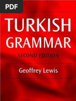 Lewis (1) - Turkish Grammar | PDF