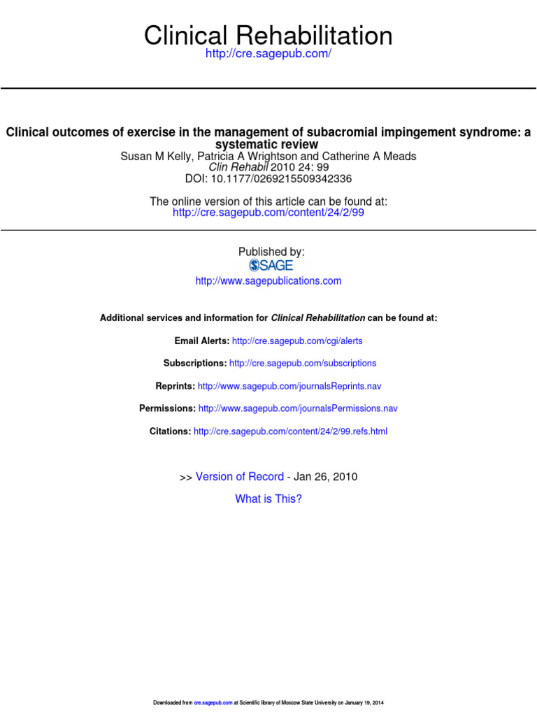 Revision Sais Pdf Systematic Review Medical Specialties