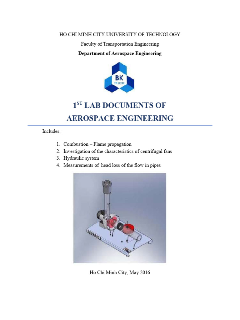 Aerospace Engineering Lab Guide | PDF | Turbine | Combustion