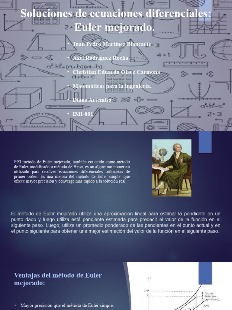 Exposicion Mate2 | PDF | Ecuaciones diferenciales | Ecuaciones