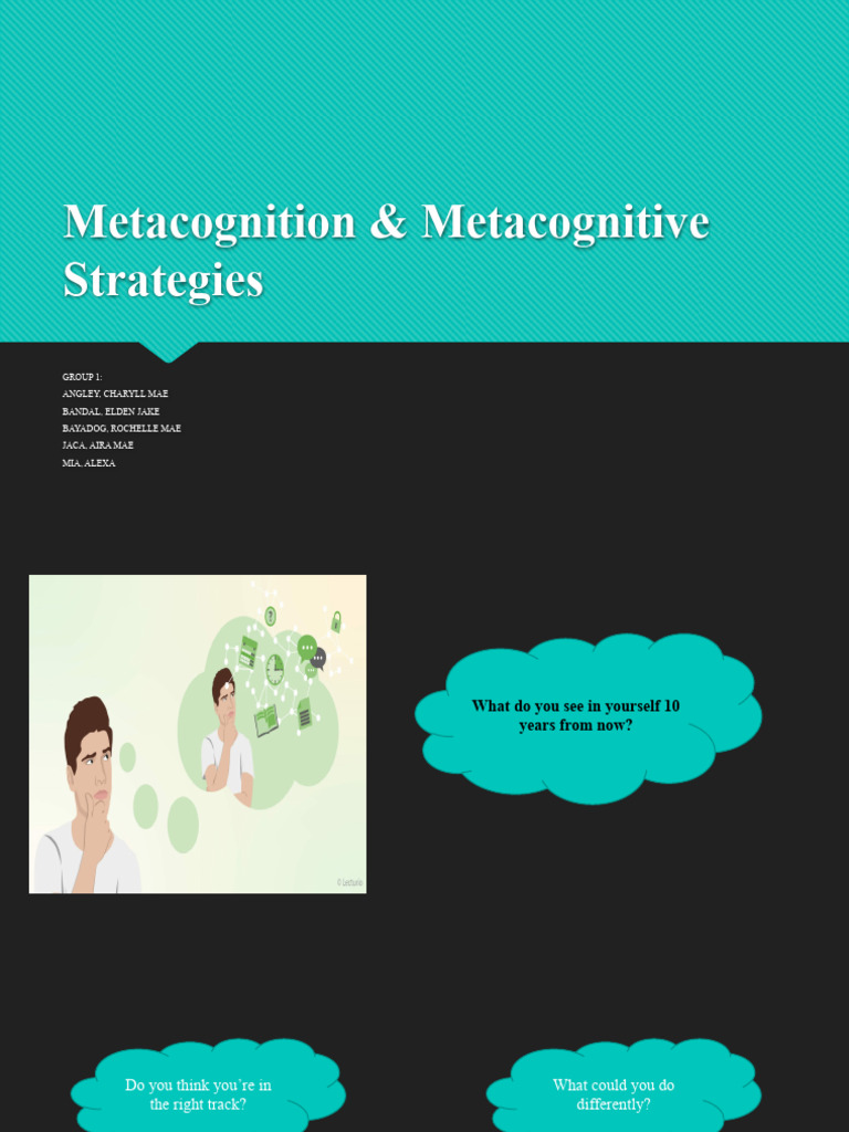 Metacognition And Metacognitive Strategies Pdf