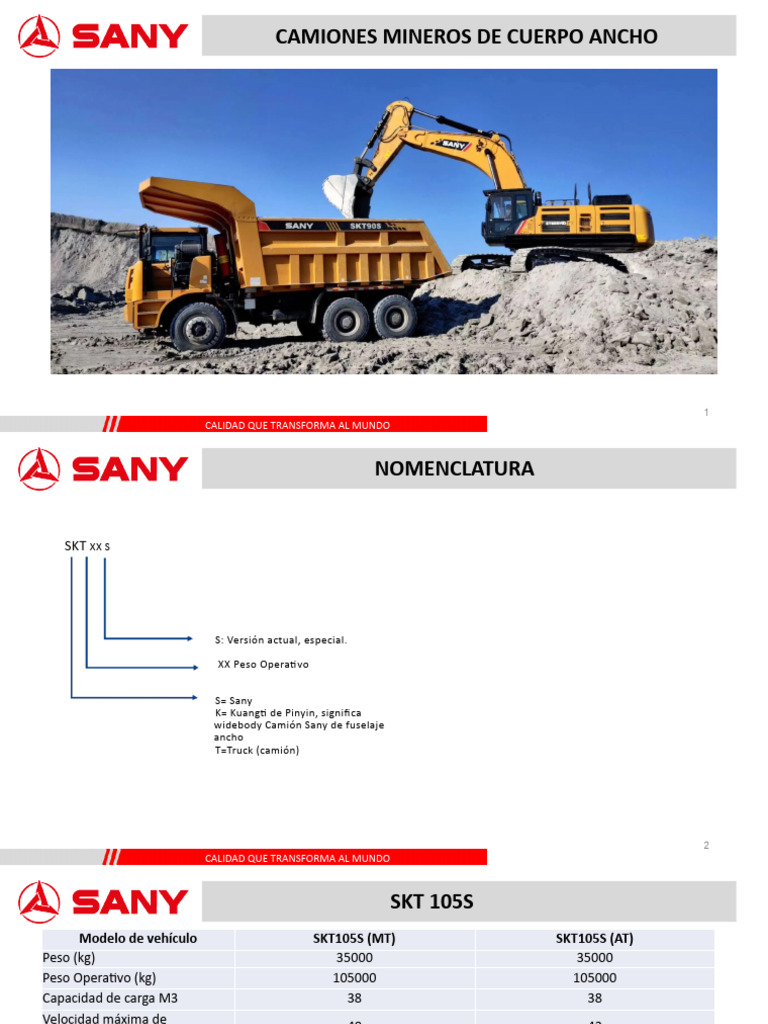 Presentacion SKT105S | PDF | Camión | Eje