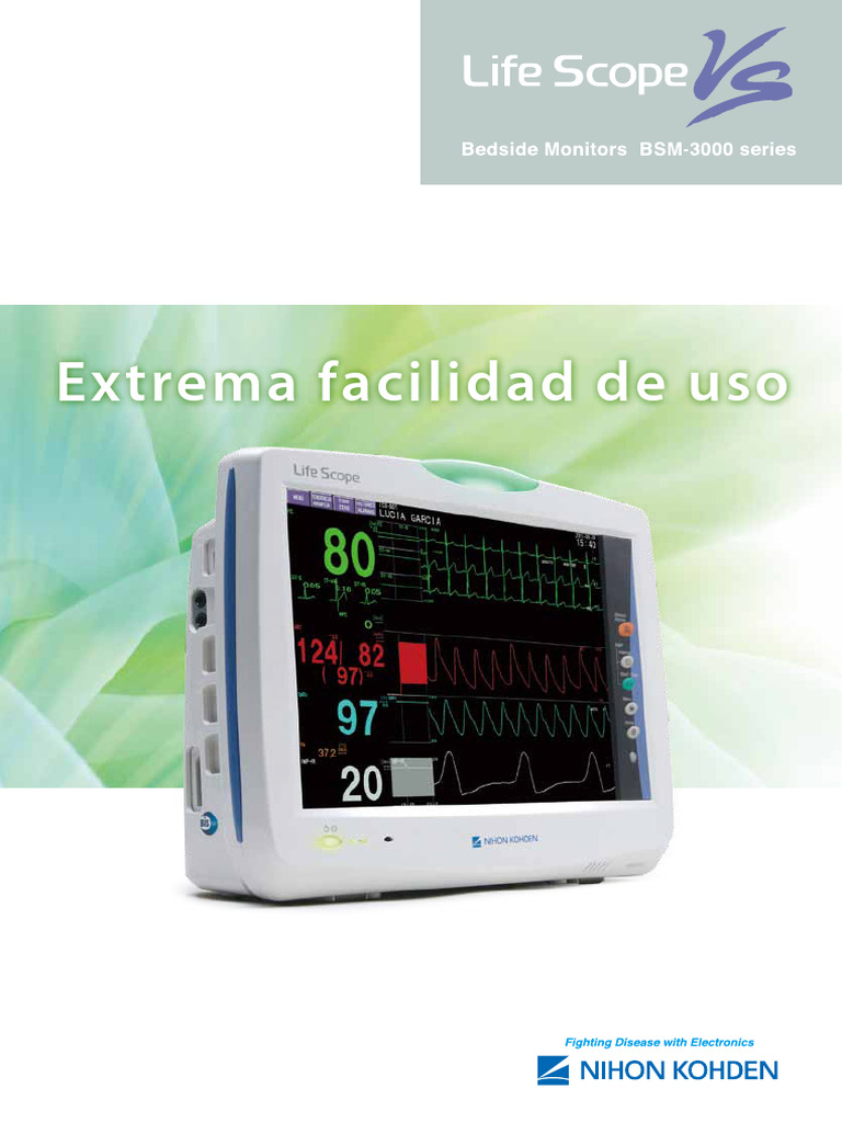 Catálogo Monitor BSM-3000 Español | PDF | LAN inalámbrico | Unidad de ...