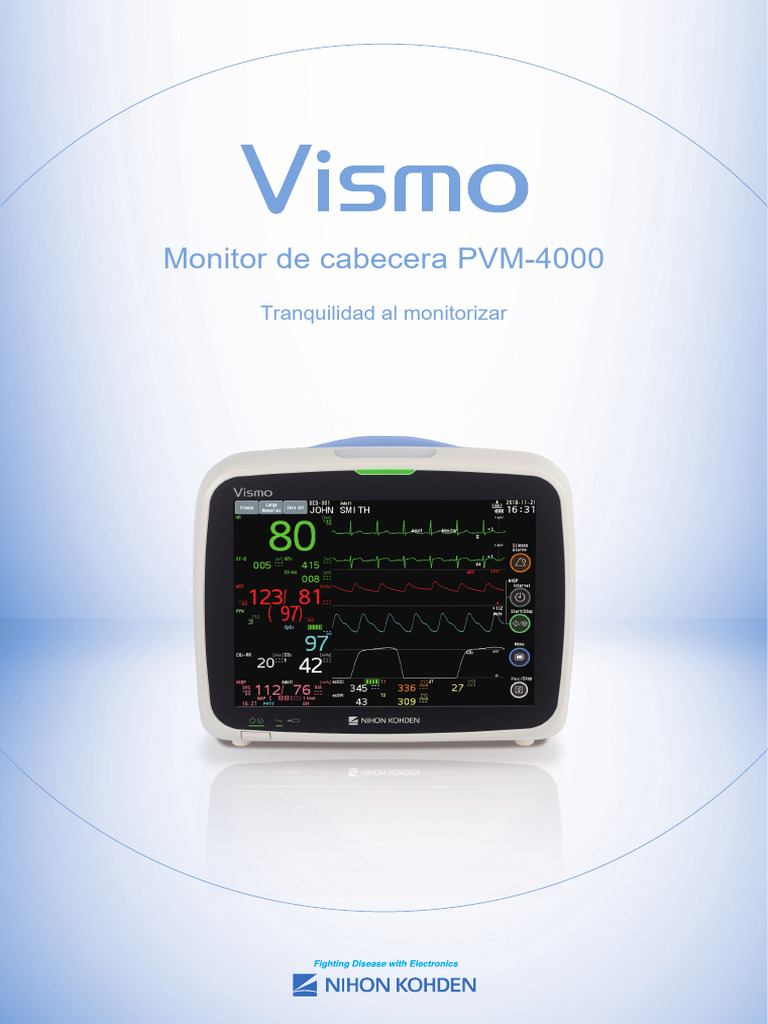Catálogo Monitor PVM-4000 Español | PDF | Presión sanguínea | Sistema cardiovascular