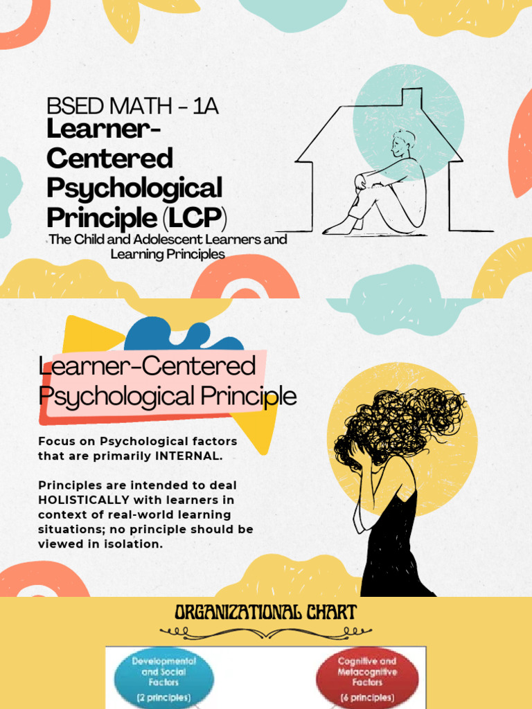 Learner Centered Principle | PDF | Learning | Motivational