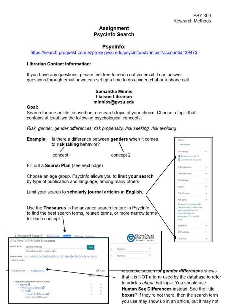 As 04 PsycInfo Search | PDF | Gender | Gender Studies