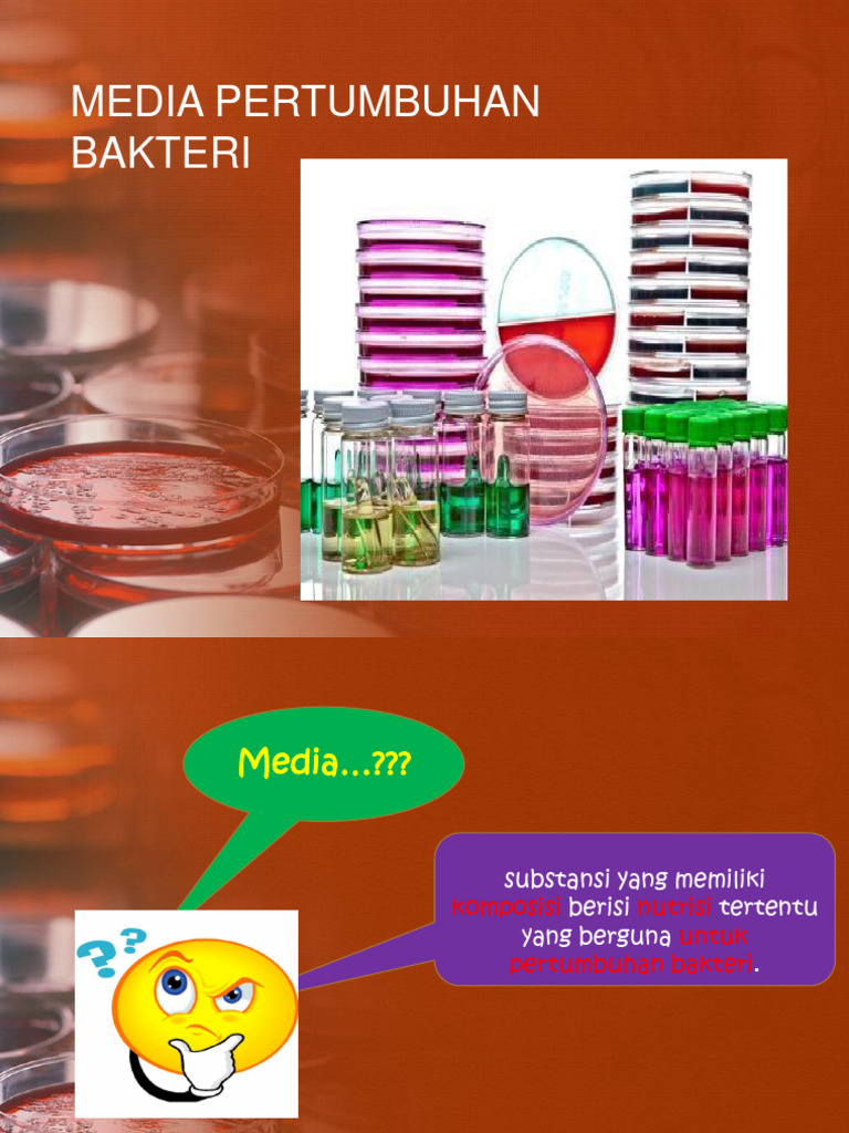 Materi-4 Media Pertumbuhan Bakteri | PDF