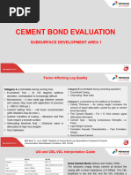 Schlumberger Cement Log Evaluation | PDF | Ultrasound | Materials