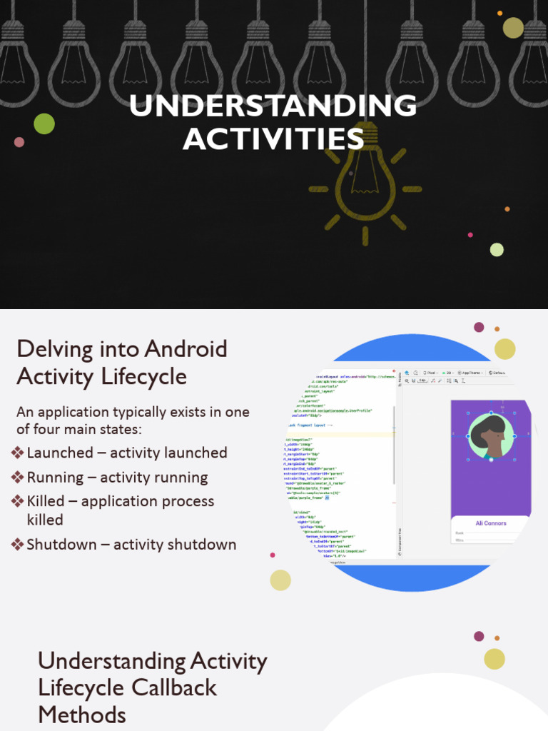 UNDERSTANDING ACTIVITIES | PDF