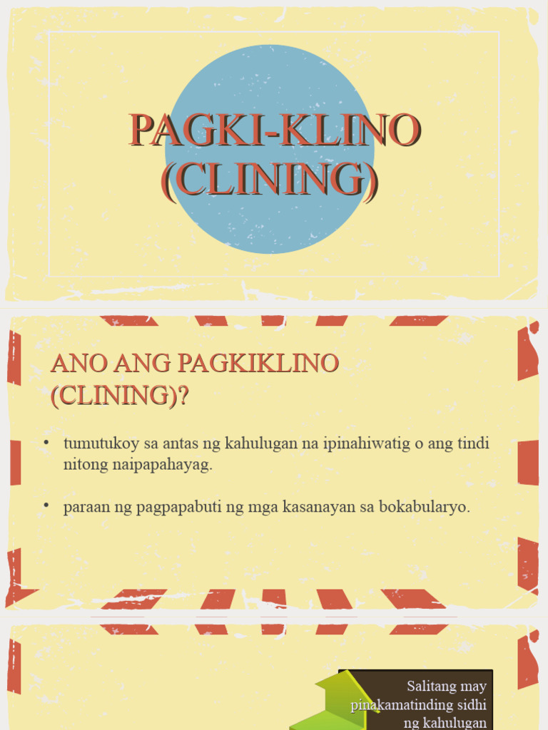 G9 FIL Q2 Pagkiklino For Notes 1 | PDF