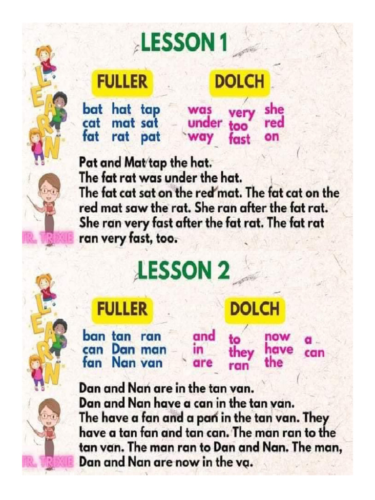 Dolch With Sight Words | PDF