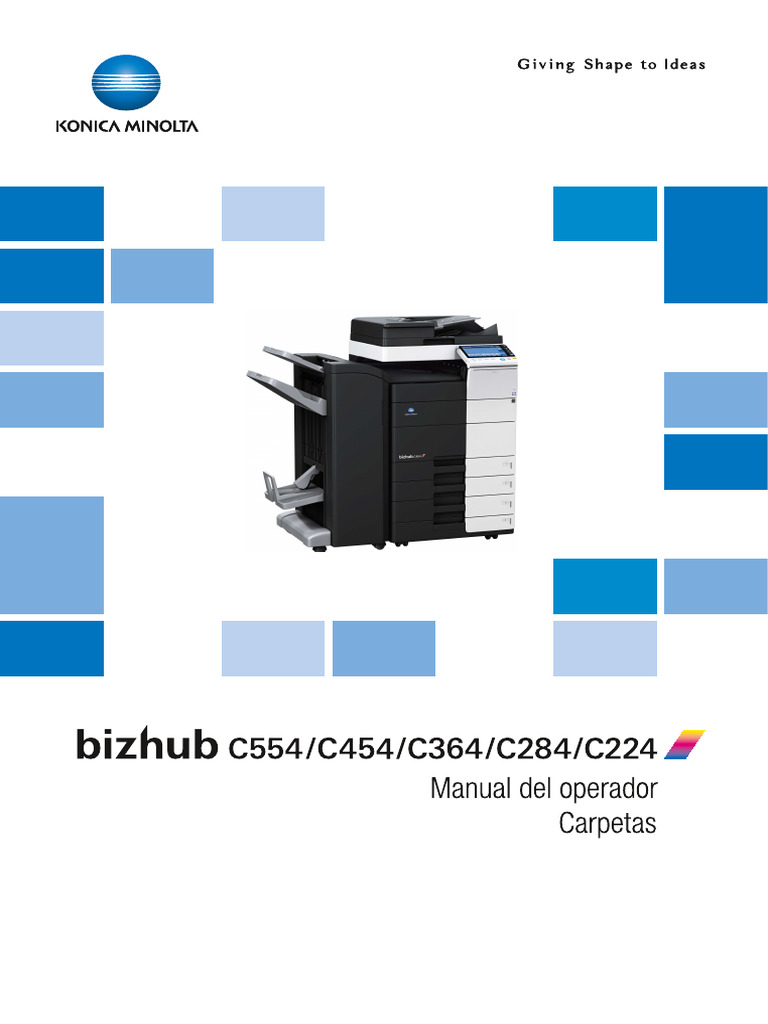 Bizhub c554 c454 c364 c284 c224 - Box - Es - 1 1 1 | PDF | Archivo de ...