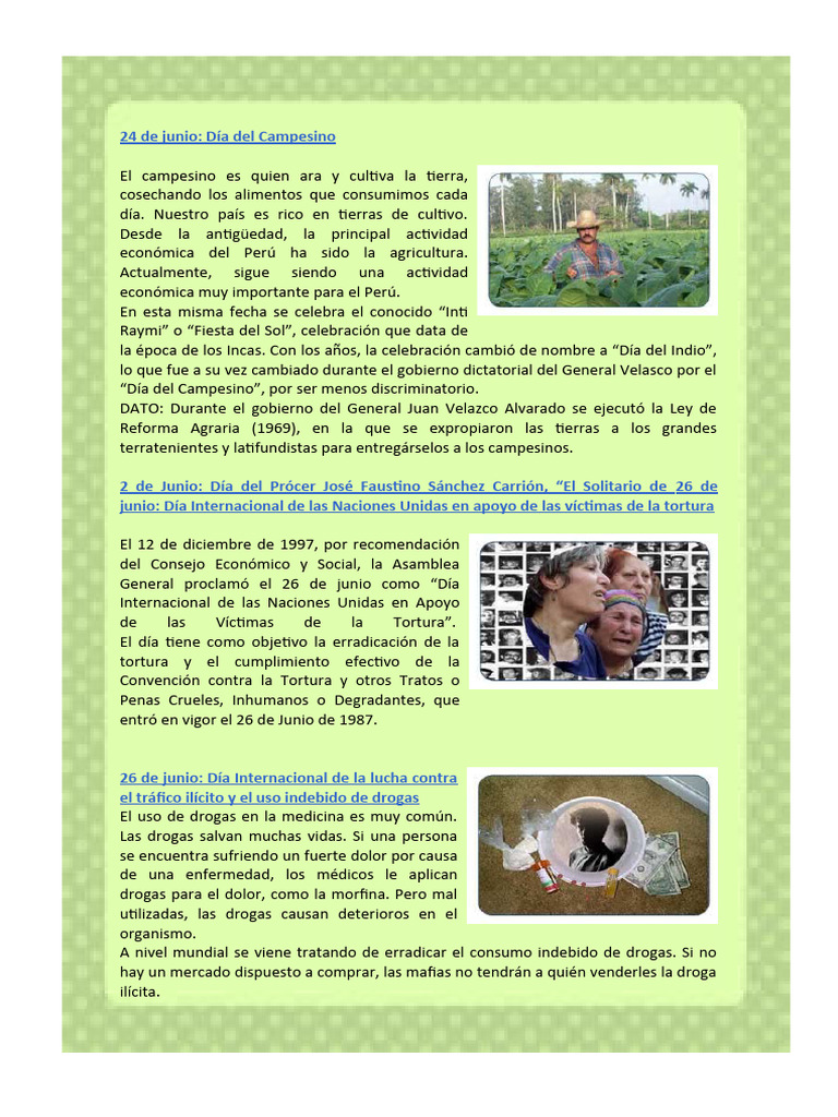 PERIODICO 2DA Quincena Junio | PDF | Viajes y turismo
