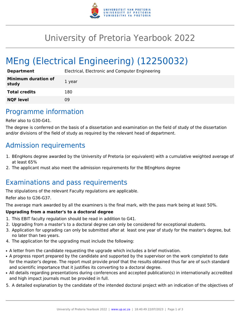 Meng (Electrical Engineering) (12250032) : University of Pretoria ...