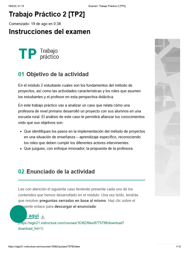 TP 2 Al 90 - Viki | PDF | Evaluación | Maestros