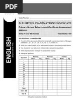 PSAC Modular Grade 5 2023 Science | PDF | Solar Power | Flowers