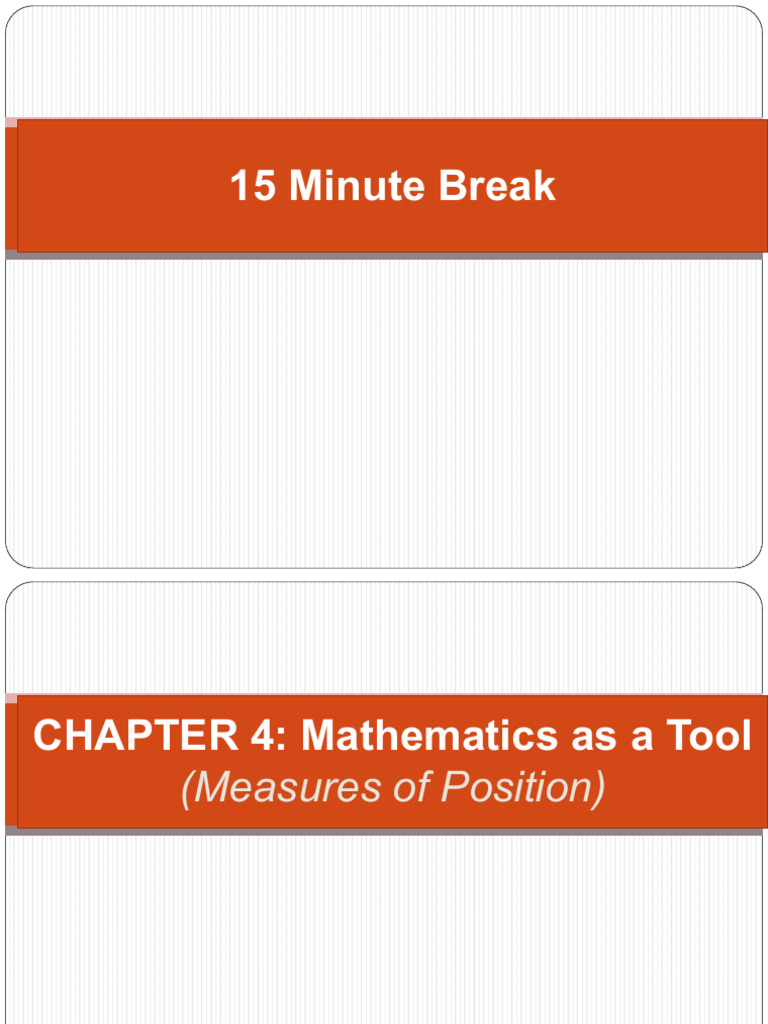 Measures of Positions | PDF | Quantile | Sampling (Statistics)