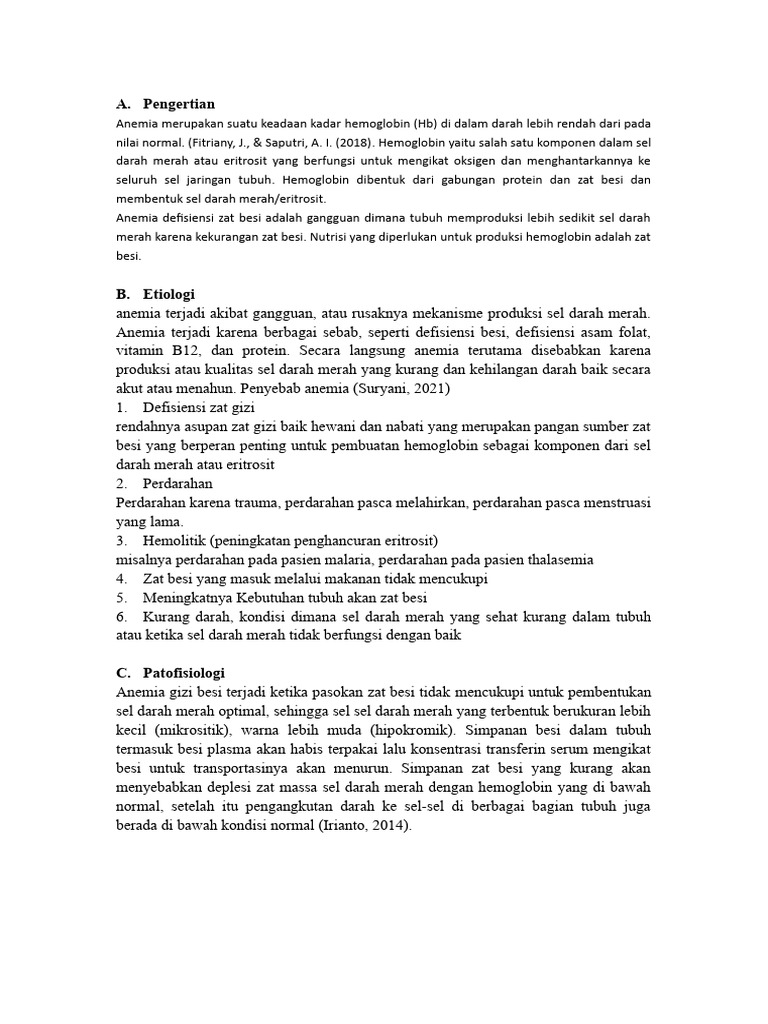 LP Medis Dan Kep Anemia-1 | PDF