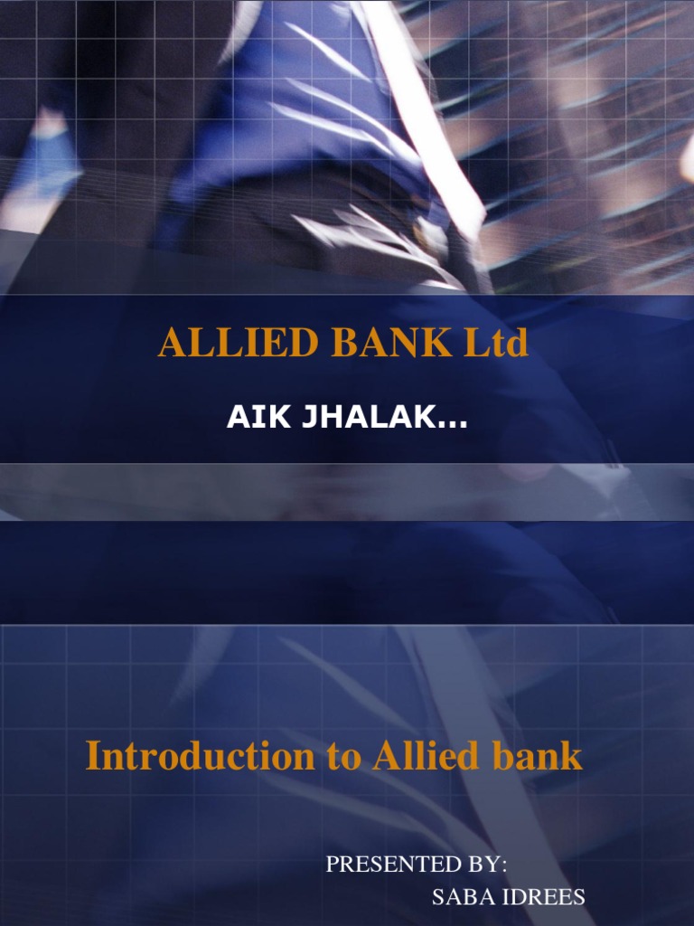 Overview of Allied Bank's History and Services | PDF
