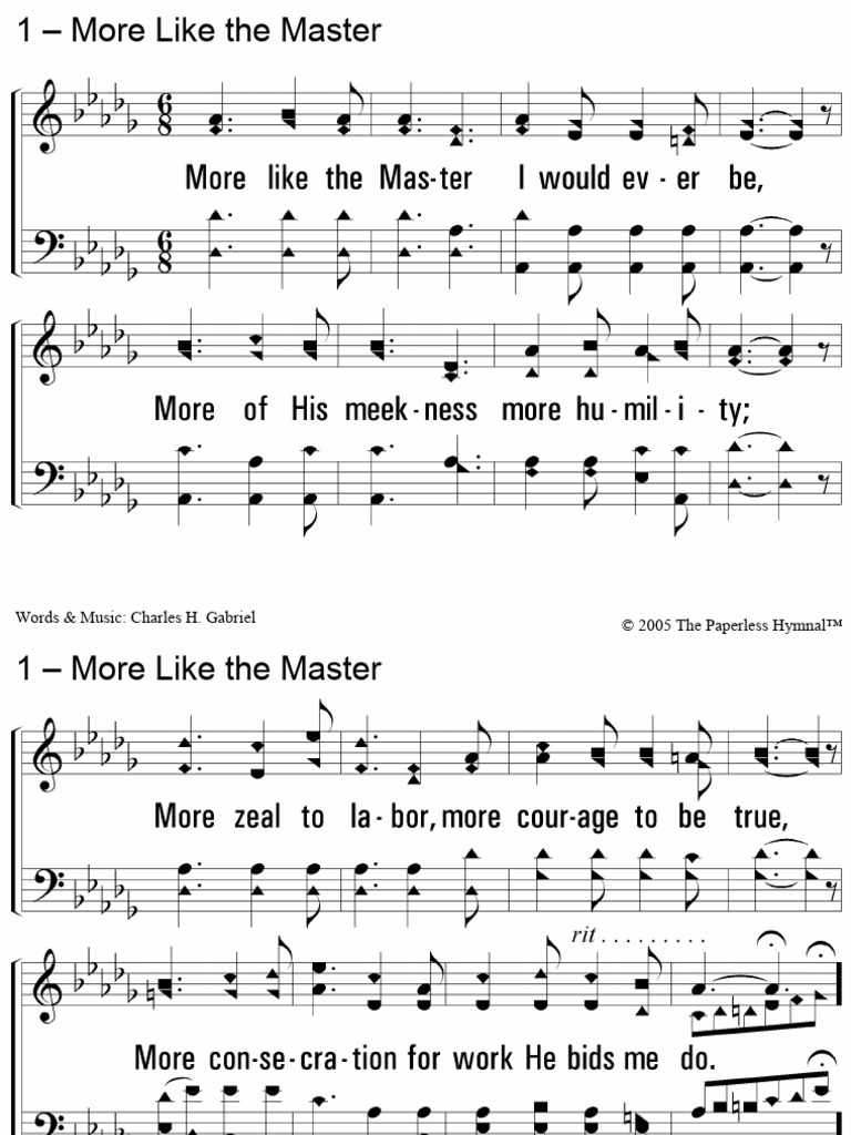 More Like The Master | PDF