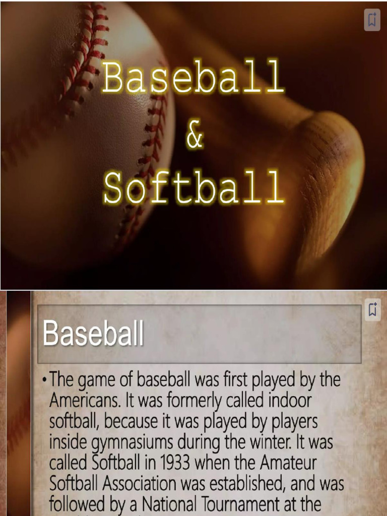 Softball Baseball | Download Free PDF | Softball | Baseball Field