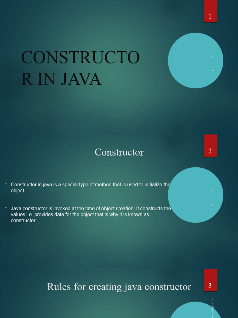 Constructor 161027225521 Pdf Constructor Object Oriented Programming Programming