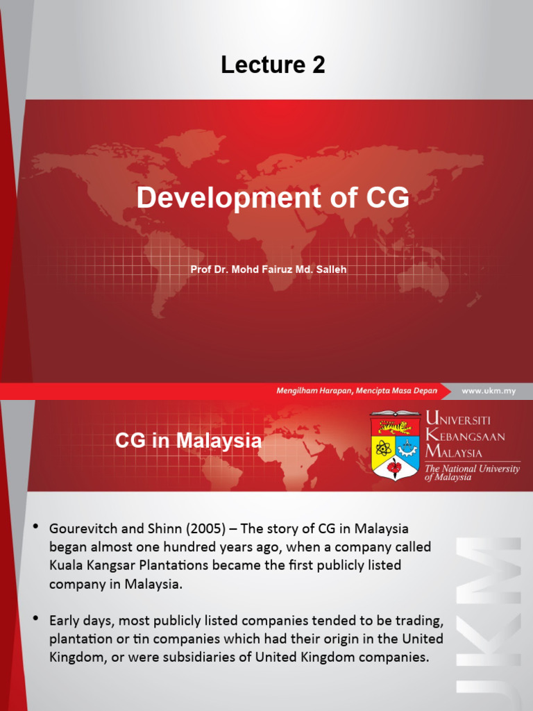 2 CG Developments | PDF | Corporate Governance | Malaysia