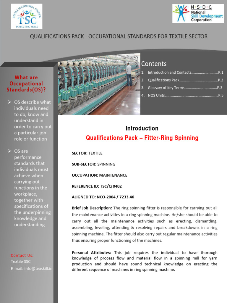 Fitter Ring Spinning | PDF | Function (Mathematics) | Machinist