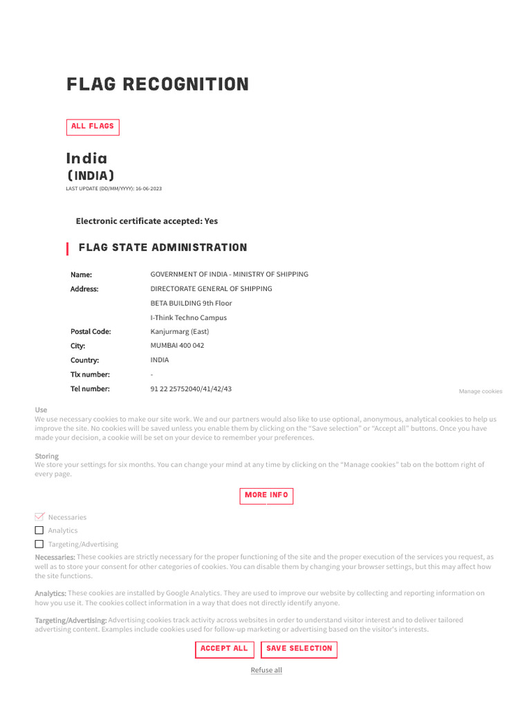 Flag recognition _ Marine & Offshore | PDF | Http Cookie | Advertising