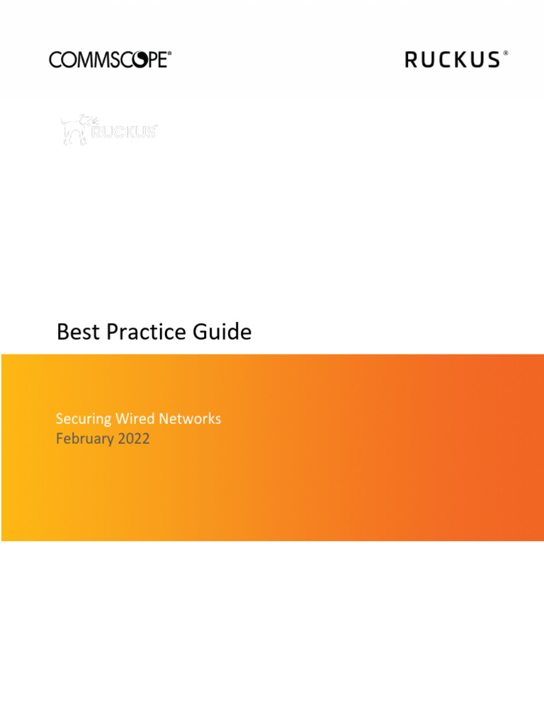 BPG Securing Wired Networks | PDF | Computer Network | Network Switch