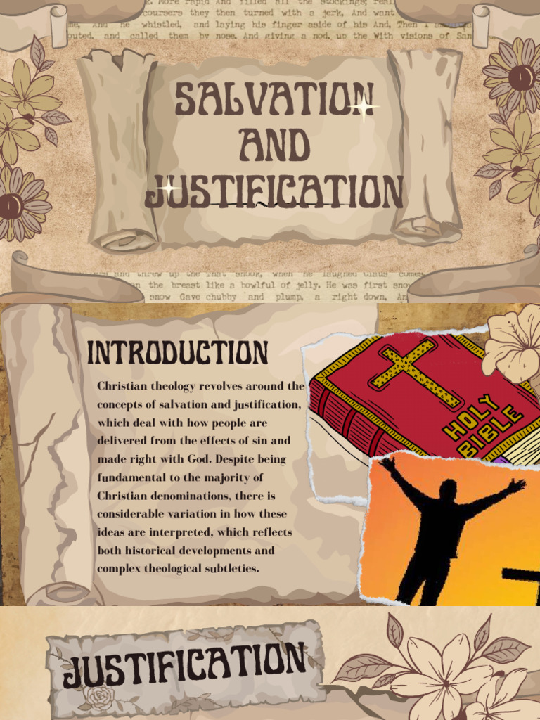 Justification and Salvation Explained | PDF | Justification (Theology ...