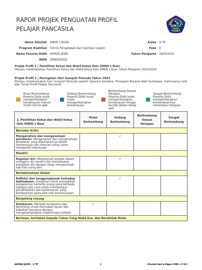 Model - X TP-RAPOR-P5 | PDF