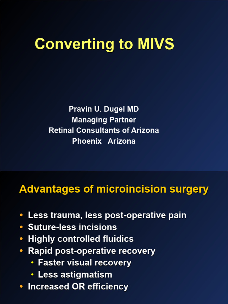 Microincision Tips and Tricks | PDF | Ophthalmology | Surgery