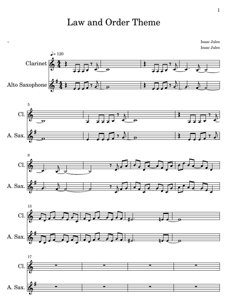 Law and Order Theme | PDF
