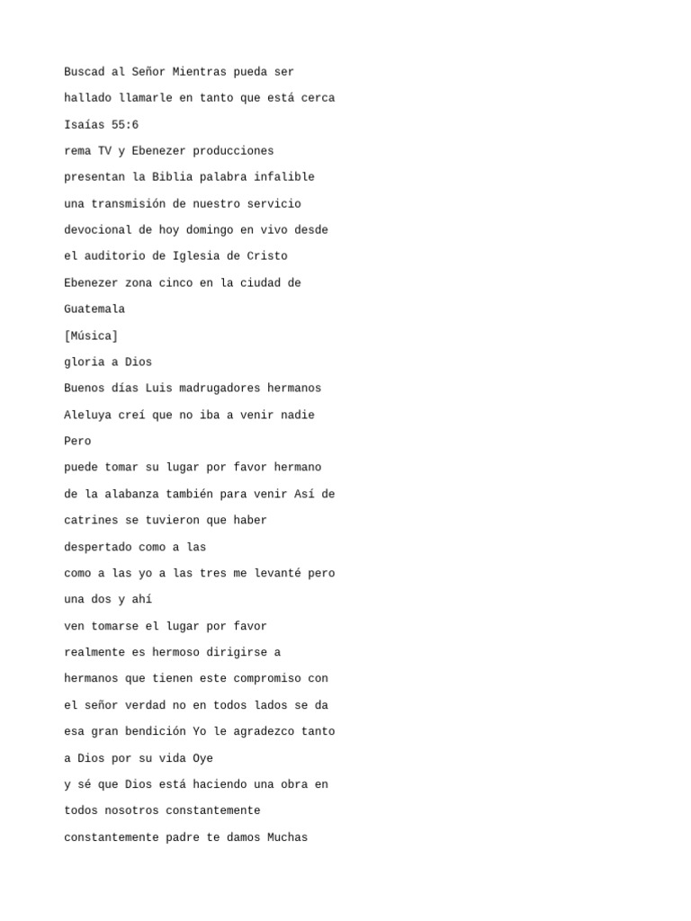 (Spanish (Auto-Generated) ) El SeÃ or de Los Ejã©rcitos Parte I - 1er ...