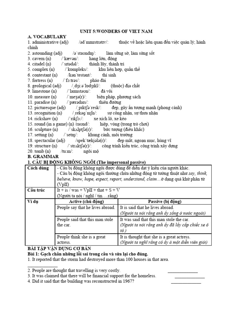 Worksheet Unit 5 | PDF | Hue