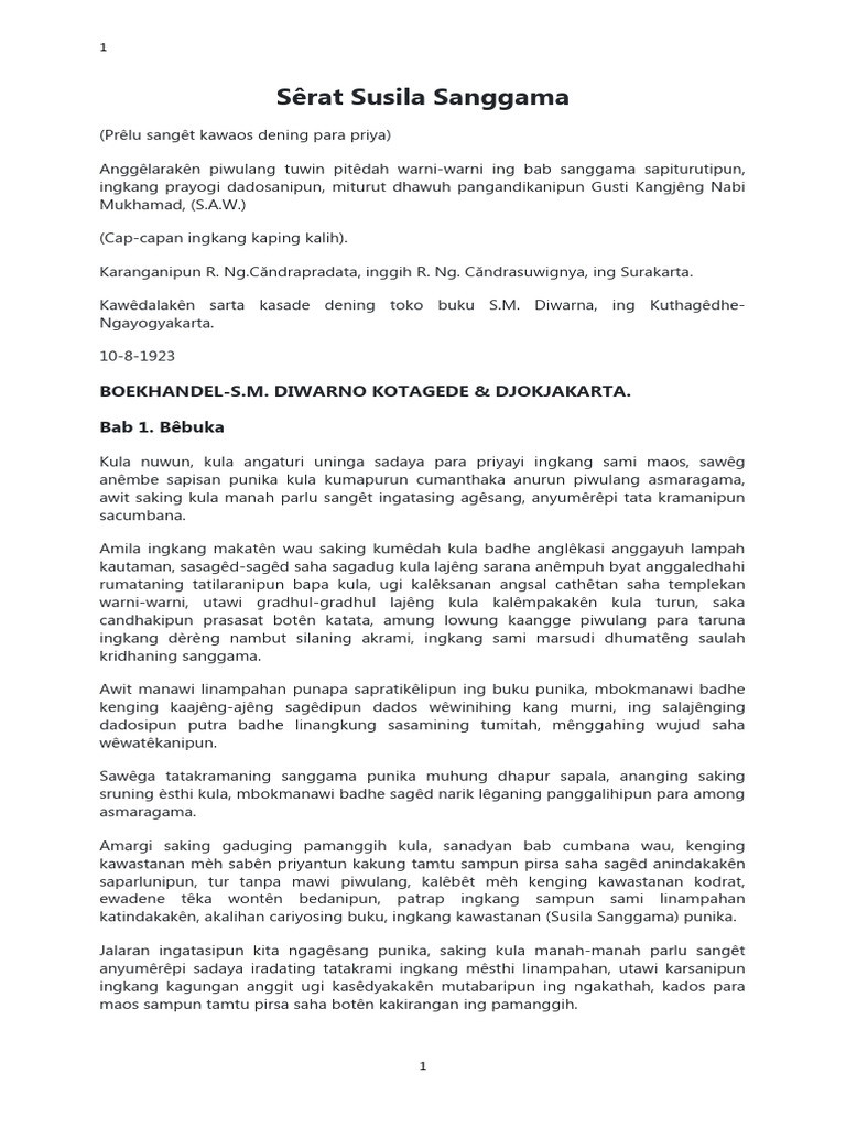 Soesilo Sanggomo | PDF