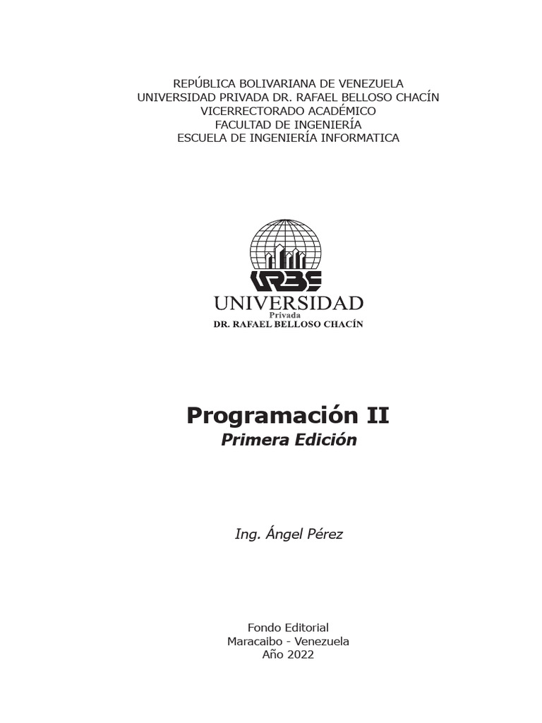 Programacion II | PDF | Objeto (informática) | Java (lenguaje de programación)