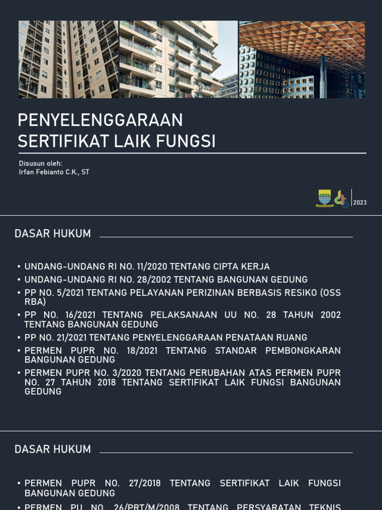 Penyelenggaraan SLF-2023 | PDF | Griya & Taman | Komputer