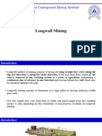 Longwall Mining Part 1 | PDF