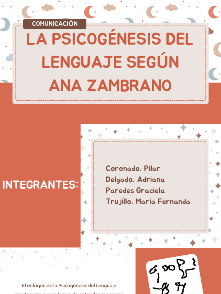 La Psicogénesis Del Lenguaje Según Ana Zambrano | PDF | Sílaba | Escritura