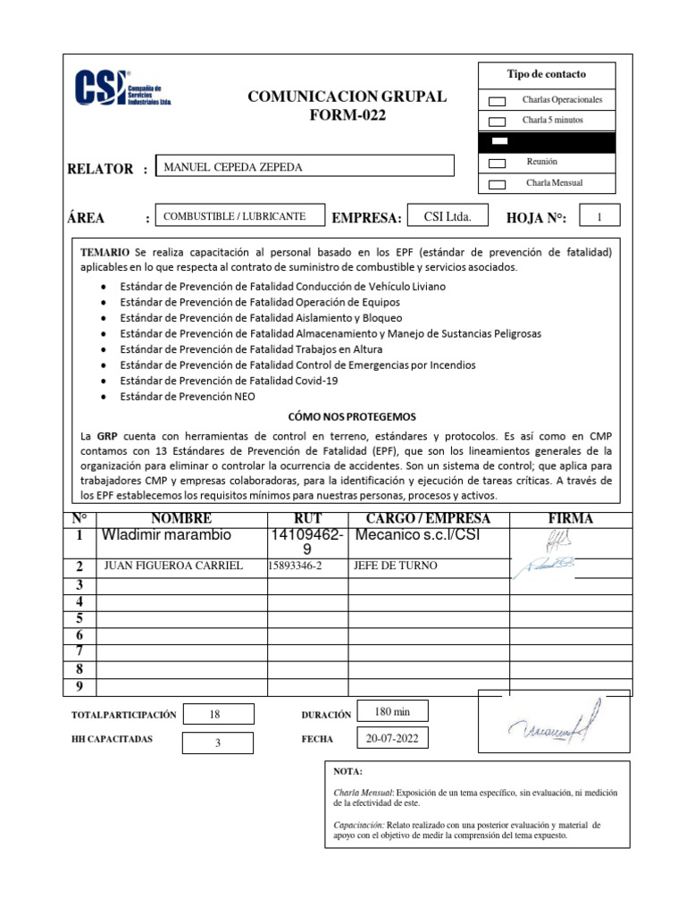 Form-022 GRP Epf | PDF