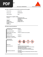 MSDS-Sika® Antisol®-101 Formerly MasterKure 101 | PDF | Occupational Safety And Health | Safety