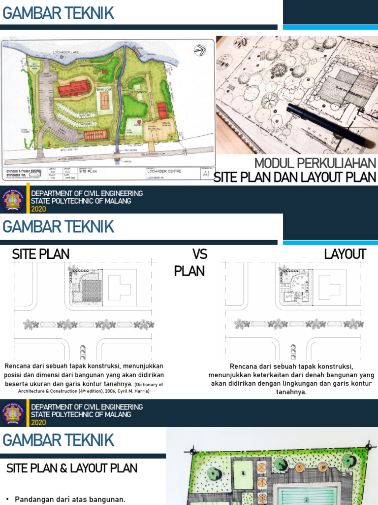 Gat - Siteplan Dan Layout Plan | PDF | Teknologi & Rekayasa