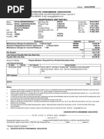 Housing-society-maintenance-bill-format-01 | PDF | Payments