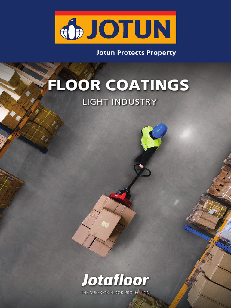 Jotun Jotafloor Light Industrial Flooring System Brochure | PDF | Paint | Epoxy