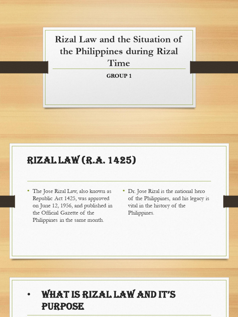Presentation-1-Rizal Law | PDF | Philippines
