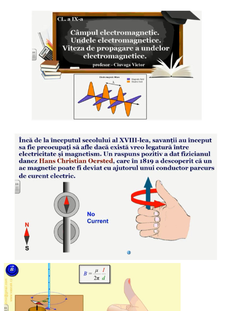 Lectia 20 Undele Electromanetice, Viteza | PDF