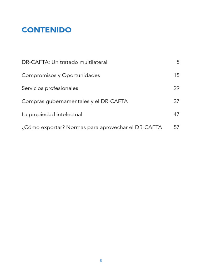 DR-CAFTA: Tratado Multilateral y Bilateral | PDF | Barreras no ...